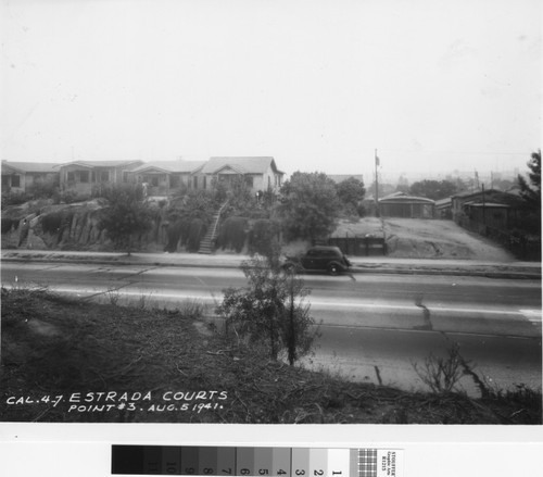 Photograph of site for Estrada Courts housing project — Calisphere