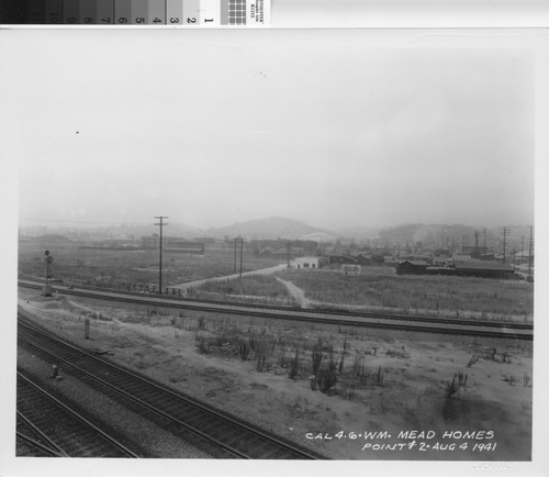 Photograph of proposed site for William Mead Homes housing project ...