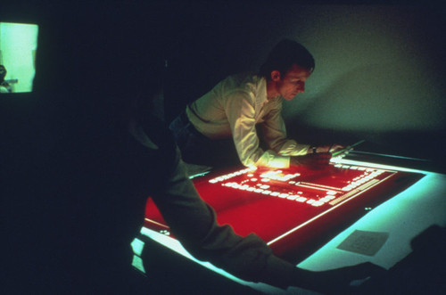 Rubylith Cutting, 1970 — Calisphere