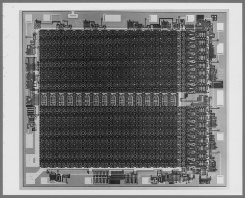 Intel® 2102 SRAM Memory die, 1972 — Calisphere