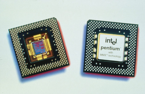 Intel® Pentium® Processor with MMX™ Technology Package, 1997 — Calisphere