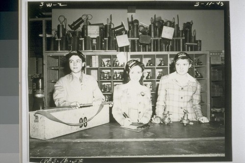 Tool control personnel. March 11, 1943 — Calisphere