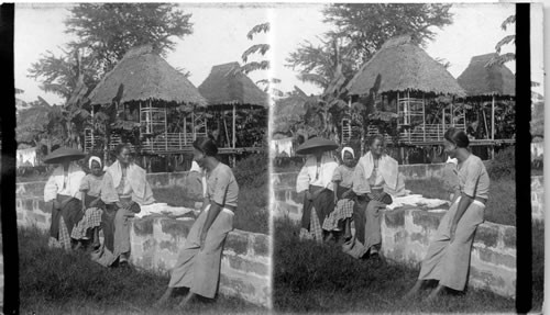 A Nipa "Shack" In Process Of Erection. Manila. P.I — Calisphere