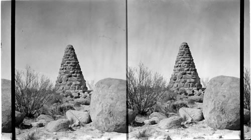 Monument three miles out of Tombstone, Arizona in memory of Ed ...