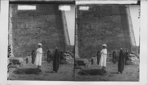 The Hunting of the Wild Bull Depicted on Temple Wall of Ramses III ...