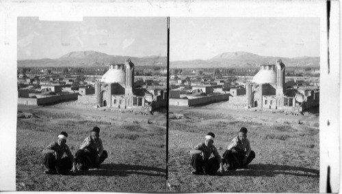 Turkish town of Konia (Paul’s Iconium), with mountains at west. Bibical ...