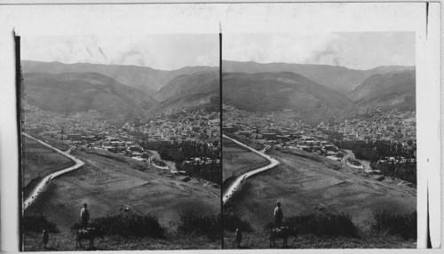 Zahleh, the metropolis of the Lebanon villages, Syria — Calisphere