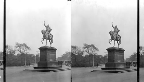 Statue of Washington. Grand Blvd. and 51st St., Chicago, Ill. David ...
