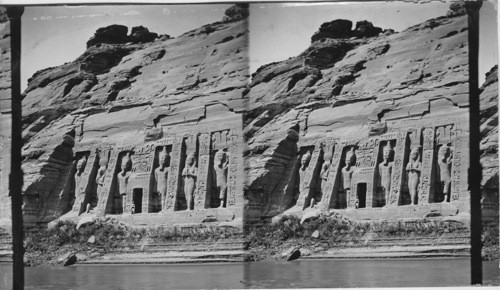 The small Rock Temple of Abu-Simbel Nubia, Egypt — Calisphere