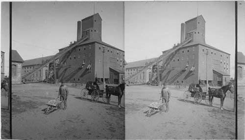 Red Jacket shaft house - Calumet and Heda properties. Calumet, Michigan ...