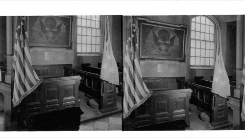 George Washington Pew in St. Paul Church, Broadway, N.Y. City — Calisphere