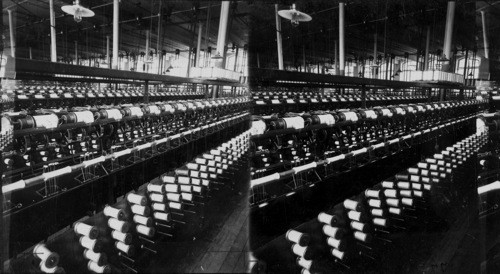 Doubling Machine for winding thread into as many ply as desired. Silk ...