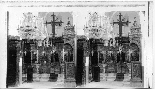 The Greek chruch of the Annunciation Nazareth. Palestine — Calisphere