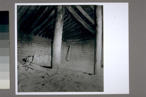 Interior of Old Mohave house, seen from corner near door — Calisphere