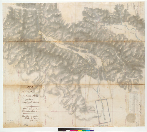 [Map of the Rancho Cañada de Capay : Calif.] — Calisphere
