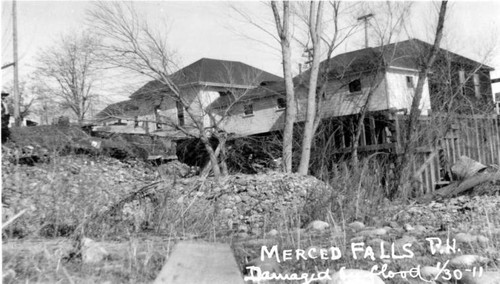 Merced Falls Powerhouse damaged by flood — Calisphere