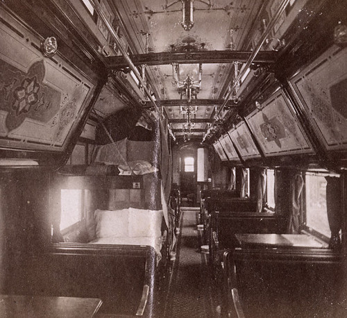 1560. Interior of Wagner's Drawing Room and Sleeping Car Wm. M. Tweed ...