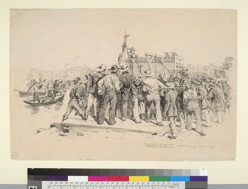 [Vigilance Committee hanging of James Stuart on July 11, 1851, San ...