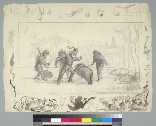 [Bear fight scene with Grizzly (John Capen) Adams] — Calisphere