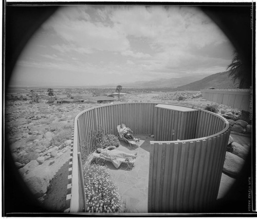 Edris residence. Sunbathing enclosure — Calisphere