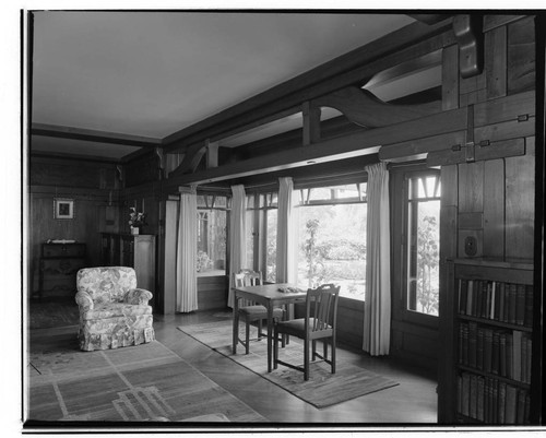Gamble, David and Mary, residence [Gamble House]. Living room — Calisphere