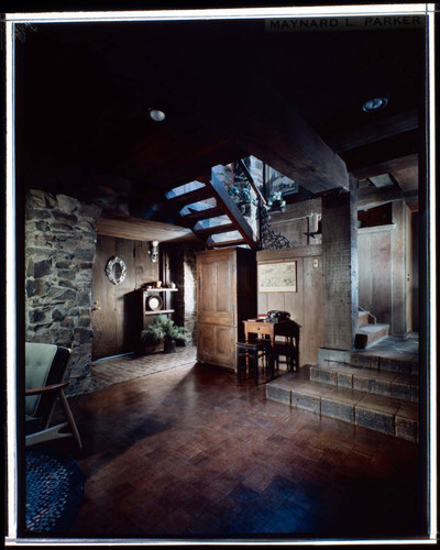 Siple, Allen, residence. Living room — Calisphere