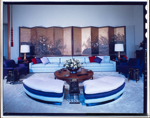 Hutton, Barbara, residence. Living room — Calisphere