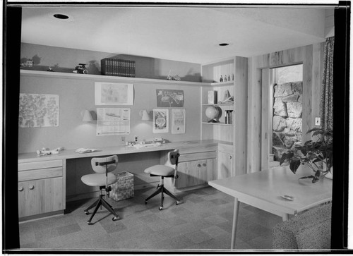 Becket, Mr. and Mrs. Welton, residence. Study — Calisphere