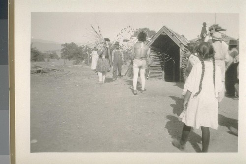 Coyote dances and roundhouse; Grindstone Rancheria; May 1923; 48 prints ...