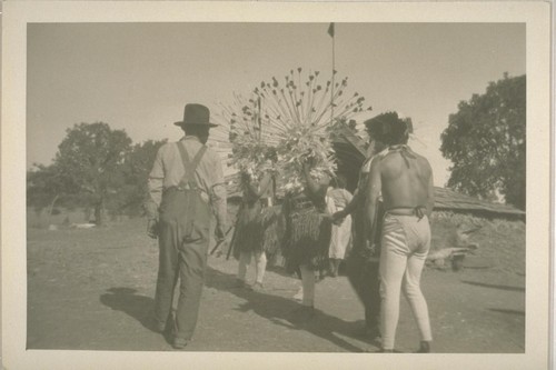 Coyote dances and roundhouse; Grindstone Rancheria; May 1923; 48 prints ...