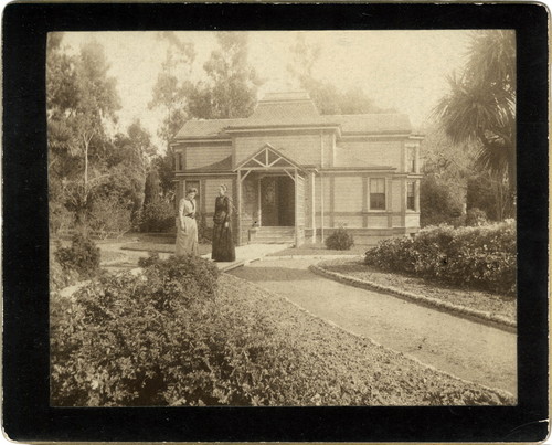 Photograph of Sage Library (Sage Hall) at Mills College — Calisphere