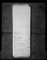 Page in the red notebook of Lorraine Wiseman, witness in the Aimee ...