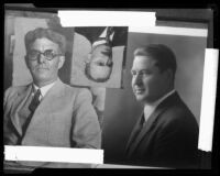 Gavin W. Craig and two others, Los Angeles, 1920s — Calisphere