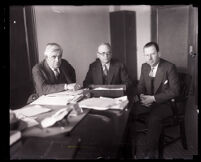 District attorneys Edward Dennison and Asa Keyes with politician Clare ...