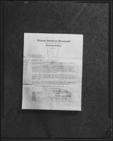 Letter from L. L. Levings to E. R. Thomas, 1933 — Calisphere