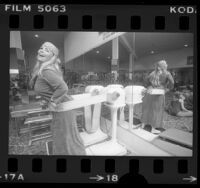 Actress Dran Hamilton working out at Beverly Hills Healthy Club for ...