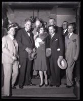 Winnie Ruth Judd, murder suspect, surrenders, Los Angeles, 1931 ...