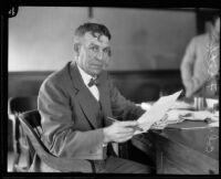 Colonel Robert E. Frith, prohibition administrator, 1926 — Calisphere