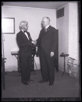 Dr. W. C. Bagley and Dr. Henry Lester Smith at a National Education ...