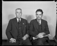 General Gabriel Gavira and Secretary-General Jose maria Mendoza Pardo ...