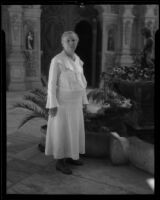 Alice Richardson at the Mission Inn, Riverside, 1936 — Calisphere