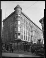 Bullard Building at the beginning of its demolition, Los Angeles, 1925 ...