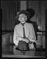 Witness Elsie Fletcher testifies in Busby Berkeley auto accident, Los ...