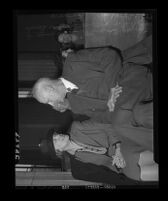 Clarence A. Dykstra, UCLA Provost, and UCLA Elementary principle Ms ...