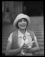 Olive Ann Alcorn around the time of her divorce, Los Angeles, circa ...