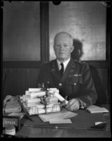 Colonel E. J. Moran, head of the ROTC unit at University of California ...