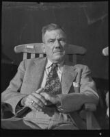 General Plutarco Calles, former Mexican President, lounges aboard the ...