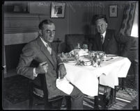 General Smedley Butler and John C. Porter, Los Angeles, 1927 — Calisphere