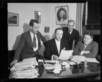 Lew Blix, Carl W. Kountz, E. W. Apperson, and Harold V. Smith ...