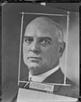 John G. Mott discusses plans for the new courthouse, Los Angeles, 1936 ...